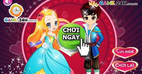 Game Công chúa và Hoàng từ - Câu chuyện tình yêu